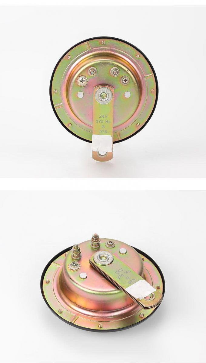 Black Metal Disc Horn Super Loud Electric Horn For Car Truck Motorcycle ...